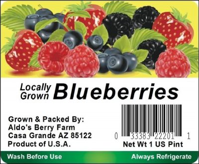 Fresh Berry Labels - Agri Label & Tag, LLC